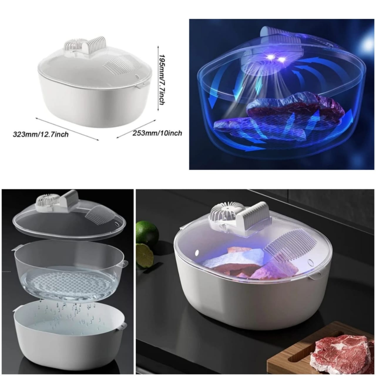 Defrost Sterilizing Draining Basket